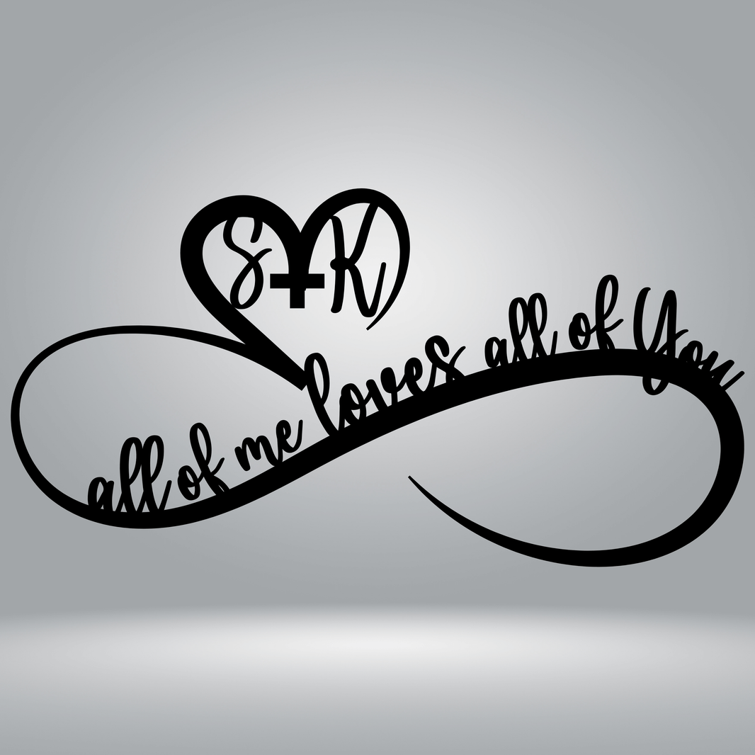 Monogram Metal Signs | Always Essential Gifts | Unique & Personalized Gifts